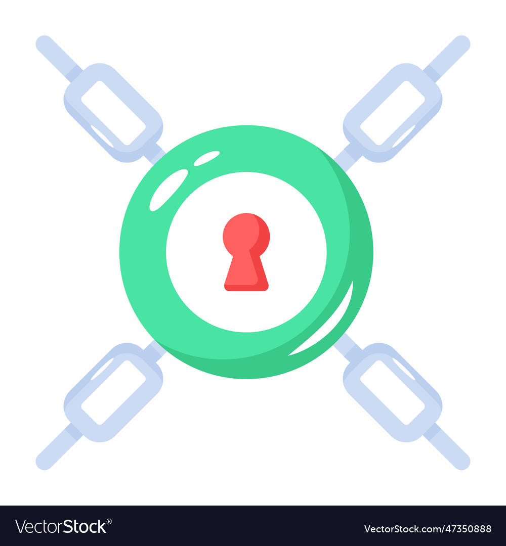 Security lock Royalty Free Vector Image - VectorStock