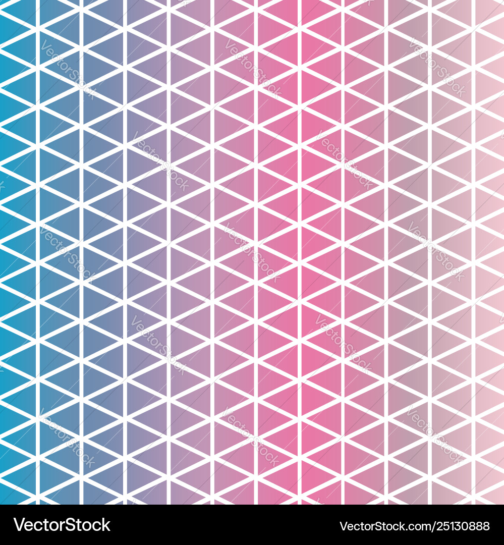 Six color chalky pastel triangles pattern texture Vector Image