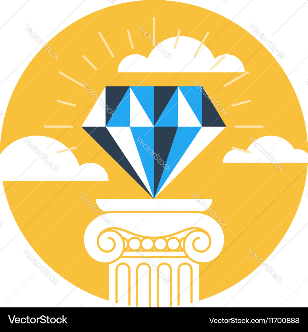 Winner concept achievement award best performance Vector Image