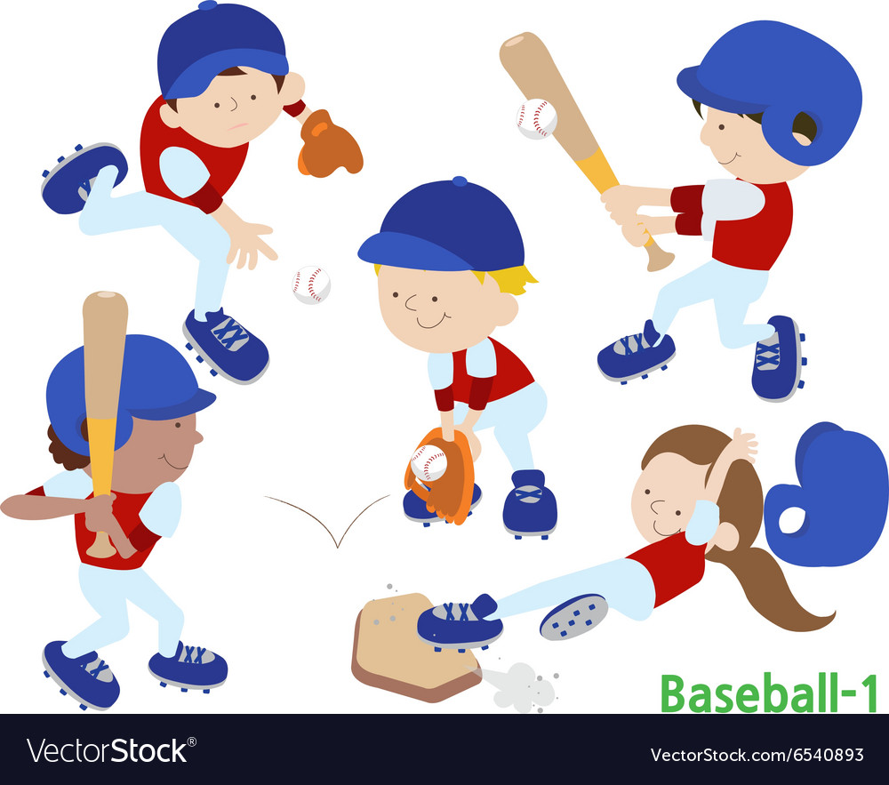Baseball 1 Royalty Free Vector Image - VectorStock