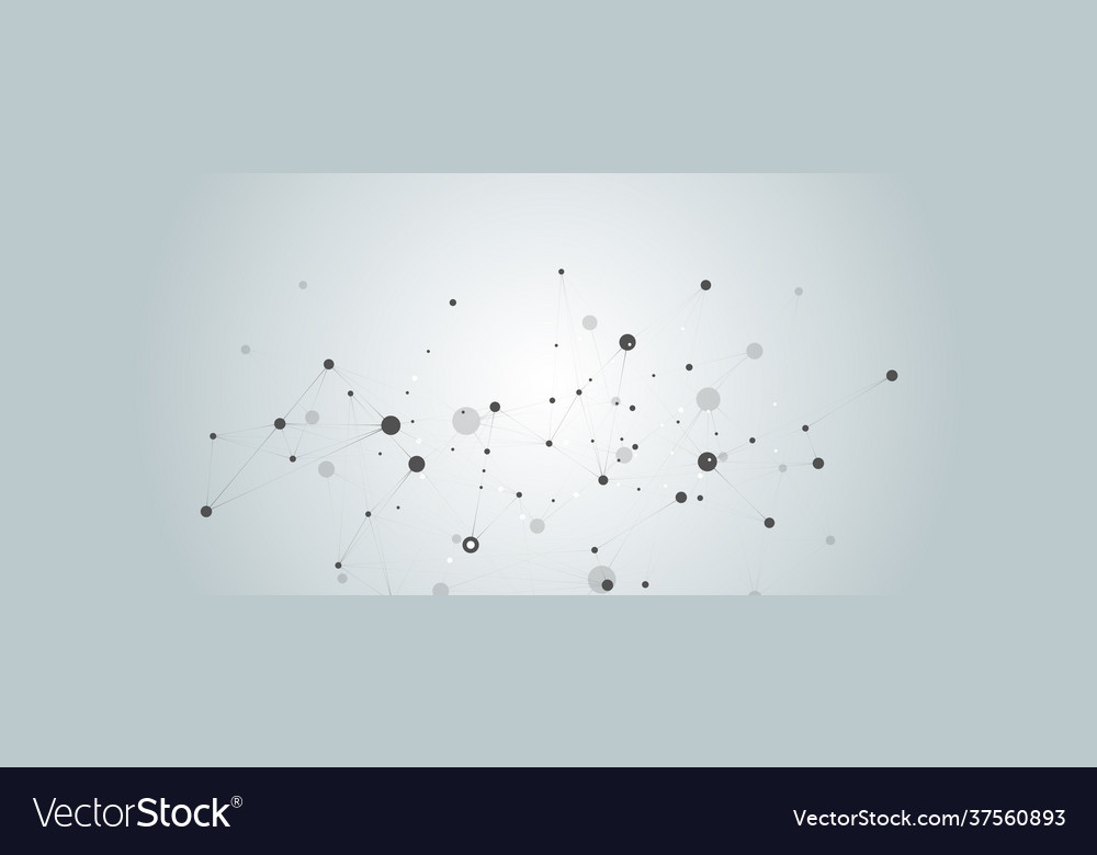 Connect science pattern design technology Vector Image