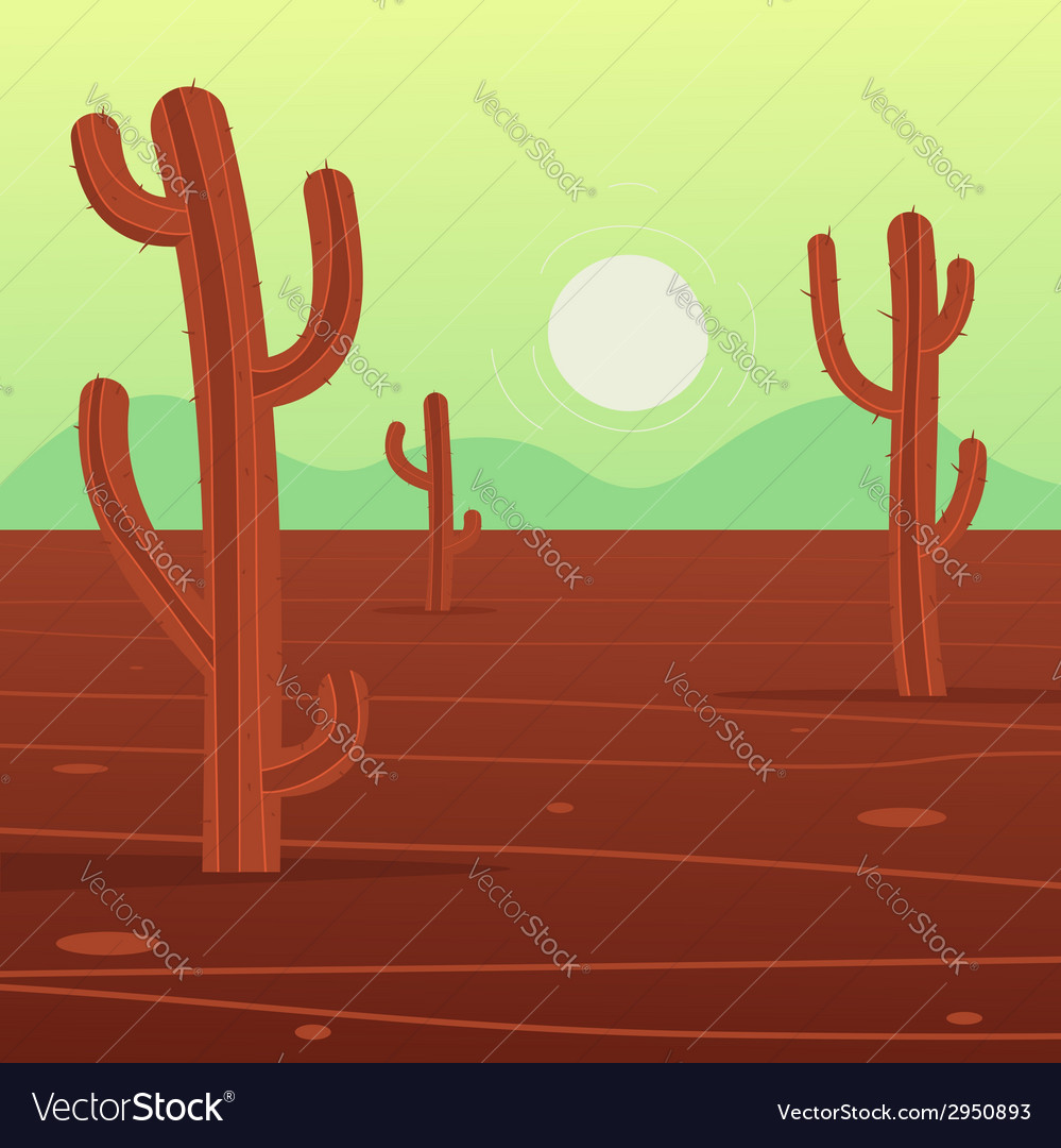 Desert Royalty Free Vector Image - VectorStock