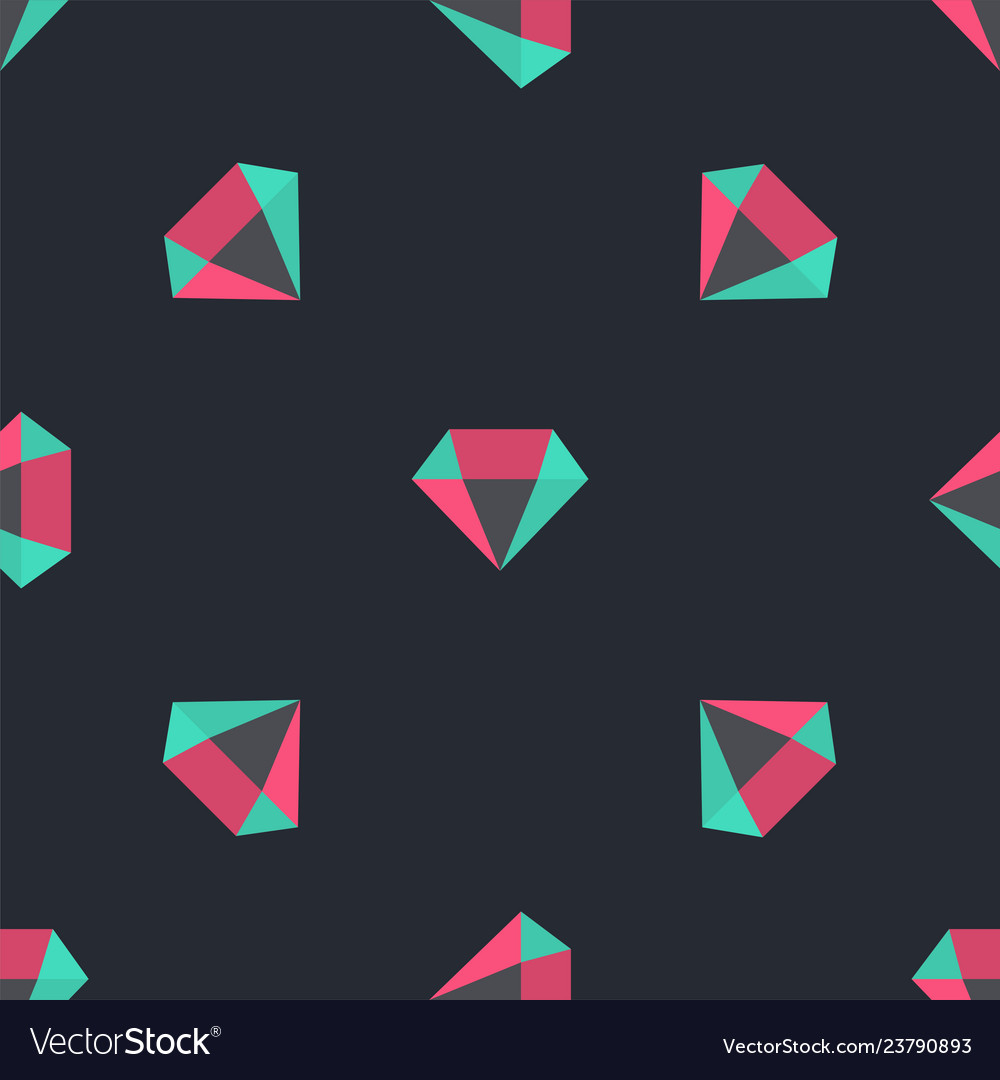 Diamond pattern seamless background Royalty Free Vector