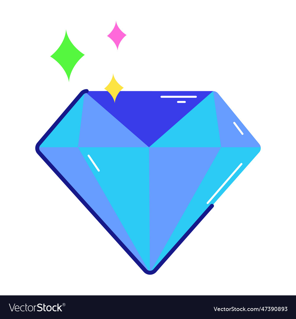 Diamond Royalty Free Vector Image - VectorStock