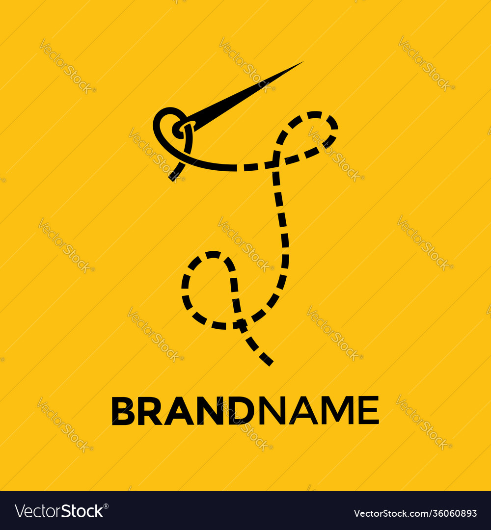 Initial j needle Royalty Free Vector Image - VectorStock