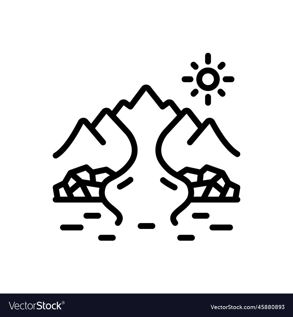 Rapids Royalty Free Vector Image - VectorStock