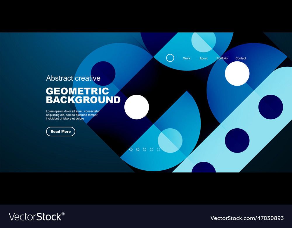 Simple circles and round elements pattern Vector Image