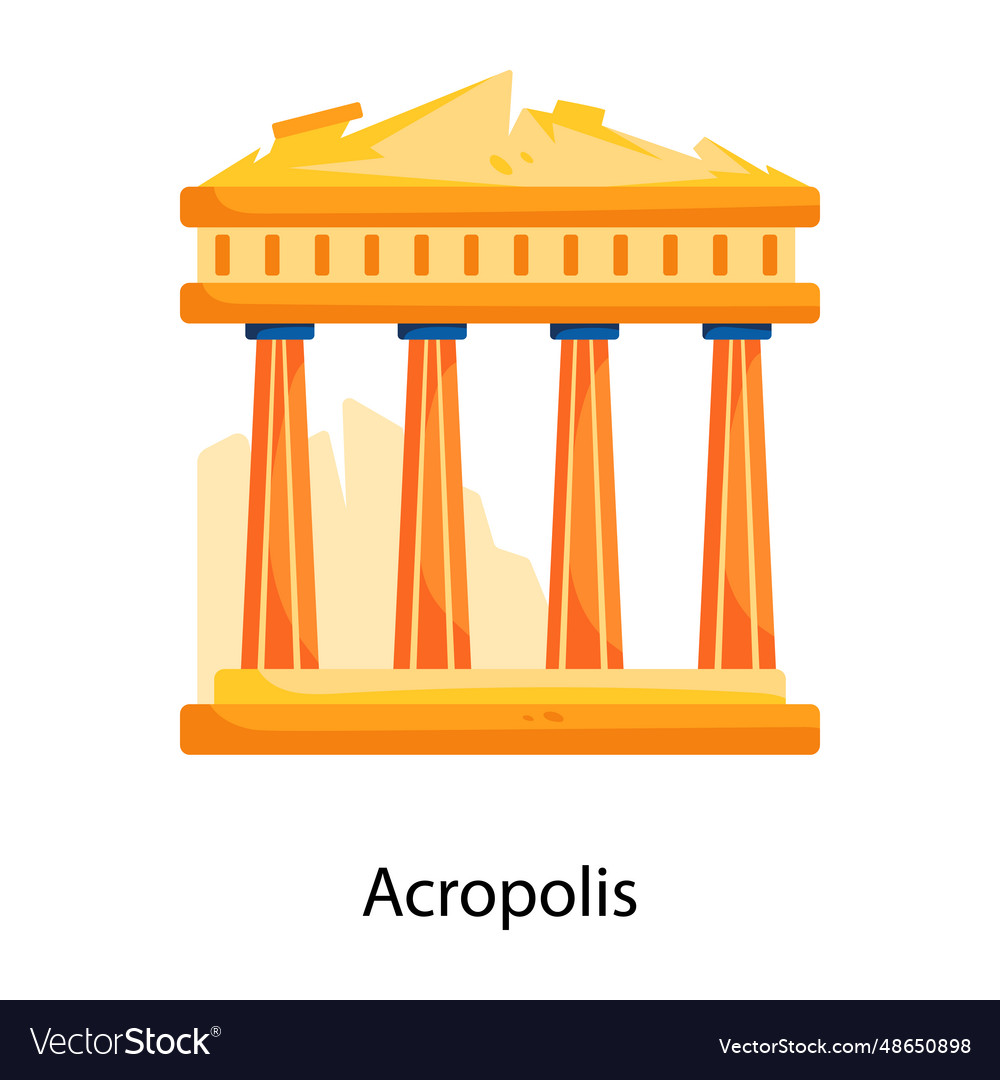 Acropolis Royalty Free Vector Image - VectorStock
