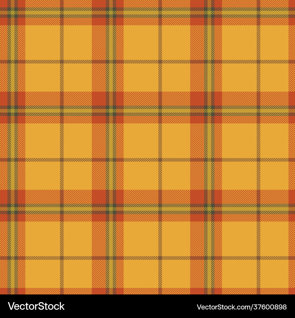 Autumn tartan seamless pattern background Vector Image