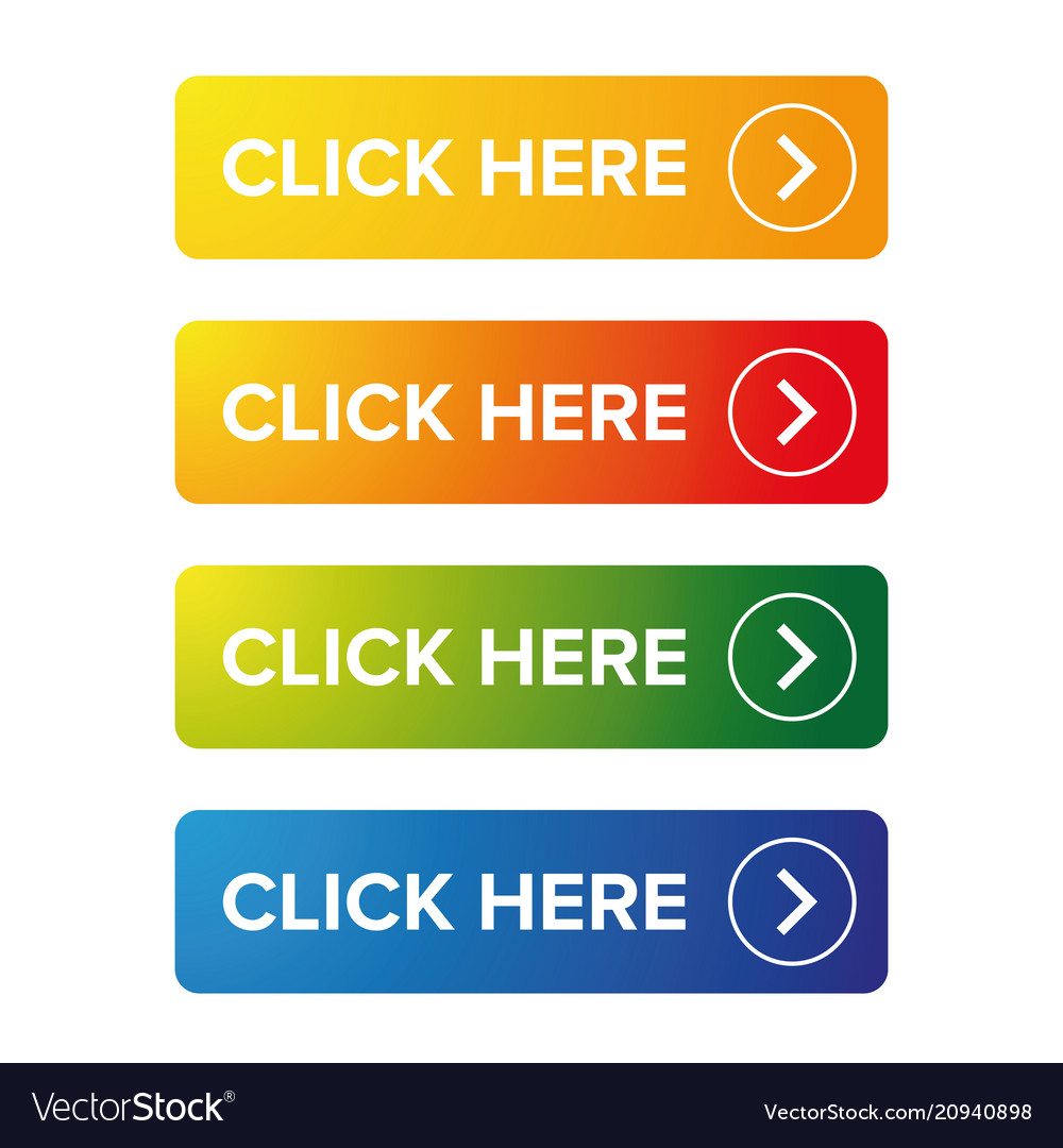 Click here action button set Royalty Free Vector Image