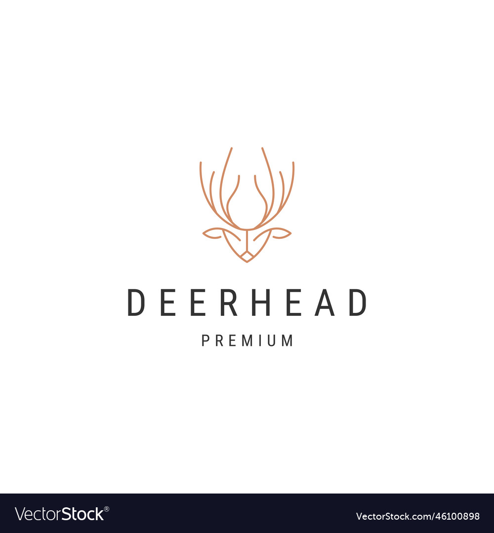Deer logo Royalty Free Vector Image - VectorStock
