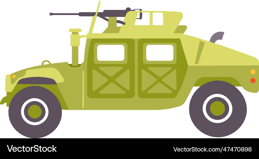 Military armored vehicle Royalty Free Vector Image