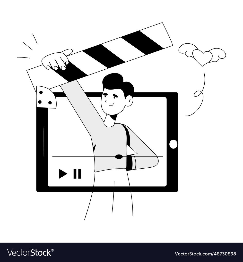 Video content Royalty Free Vector Image - VectorStock