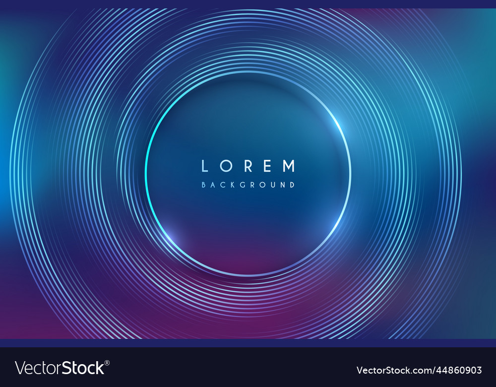 Abstract neon color circle lines background Vector Image Abstract neon color circle lines background Vector Image