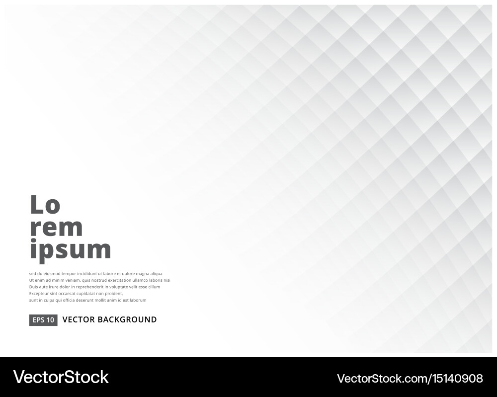 Abstract square background with perspective white Vector Image