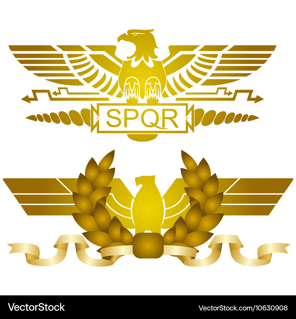 Symbols roman legions-2 Royalty Free Vector Image