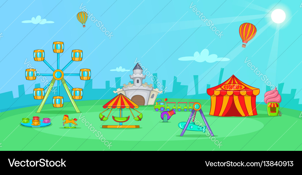 Circus Cartoon Background