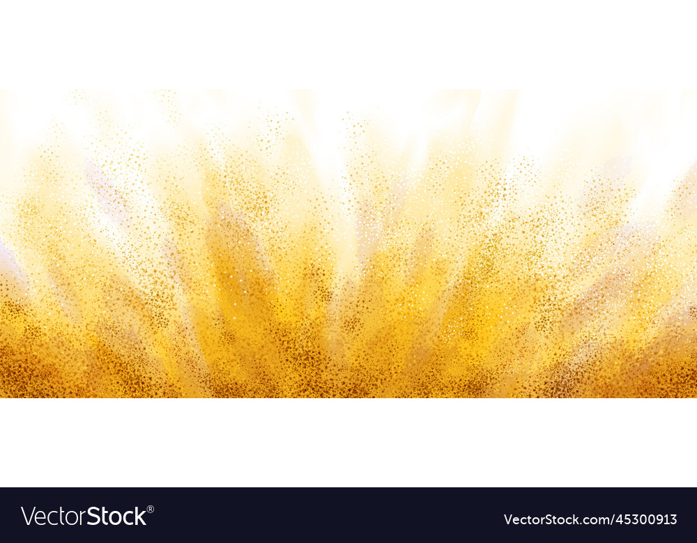Exploding yellow powder Royalty Free Vector Image
