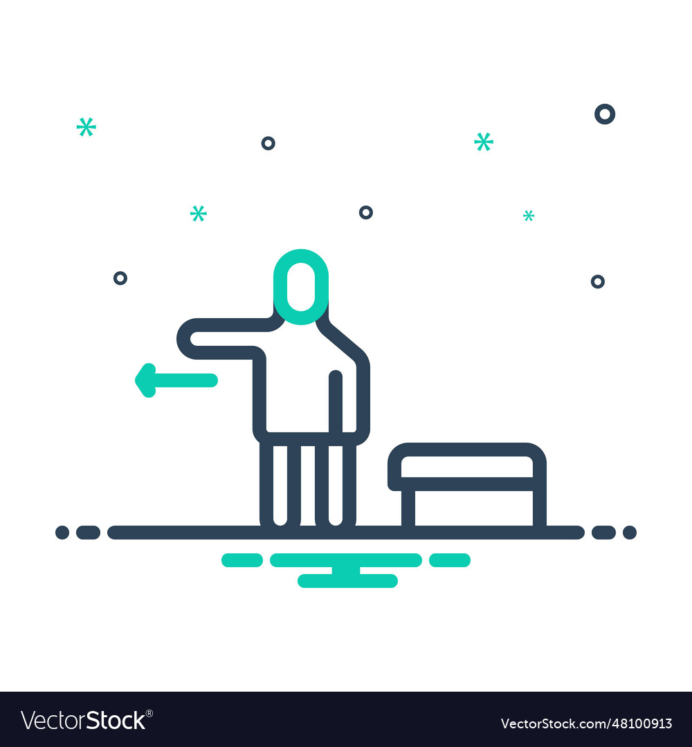 Left Royalty Free Vector Image - VectorStock