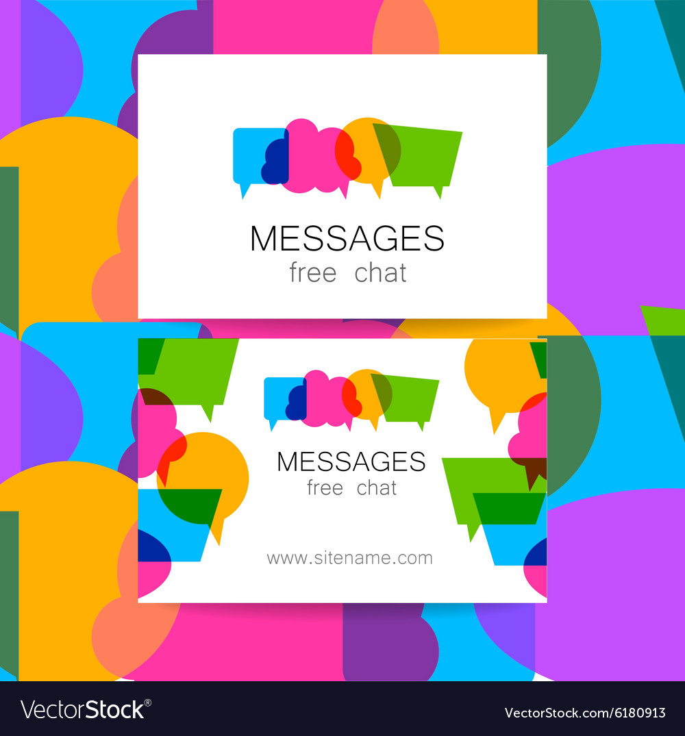 Messages logo Royalty Free Vector Image - VectorStock
