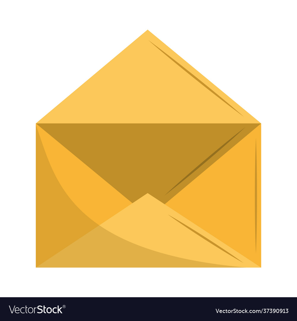Open envelope mail Royalty Free Vector Image - VectorStock