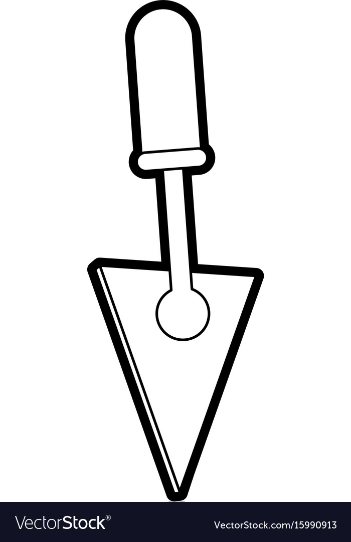 Trowel Royalty Free Vector Image - VectorStock