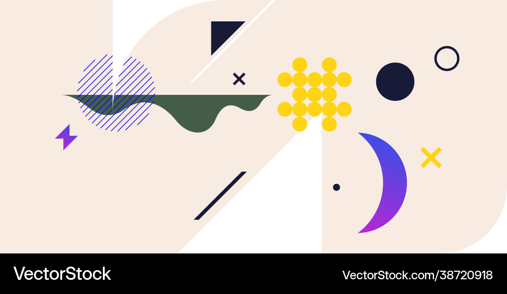 Abstract background in a modern trendy style Vector Image