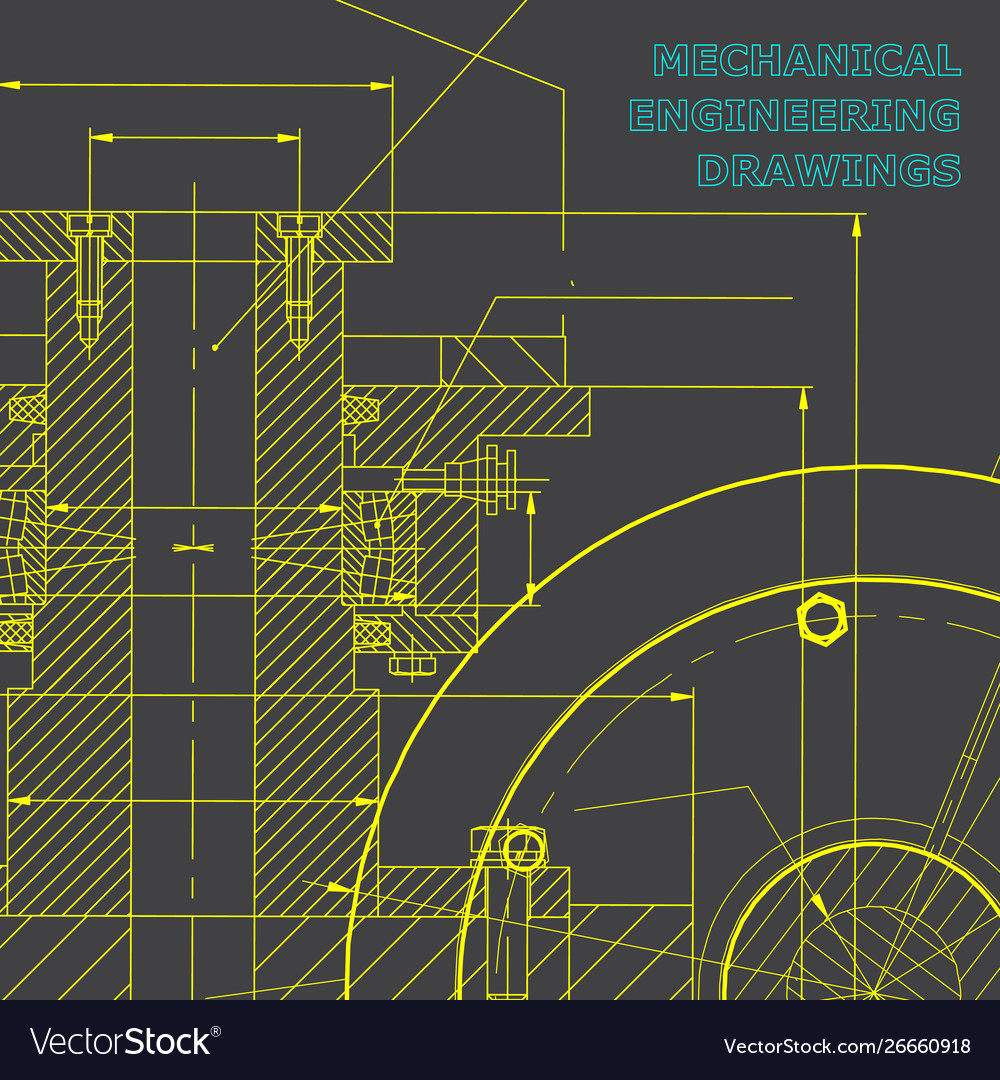 Backgrounds engineering subjects technical Vector Image