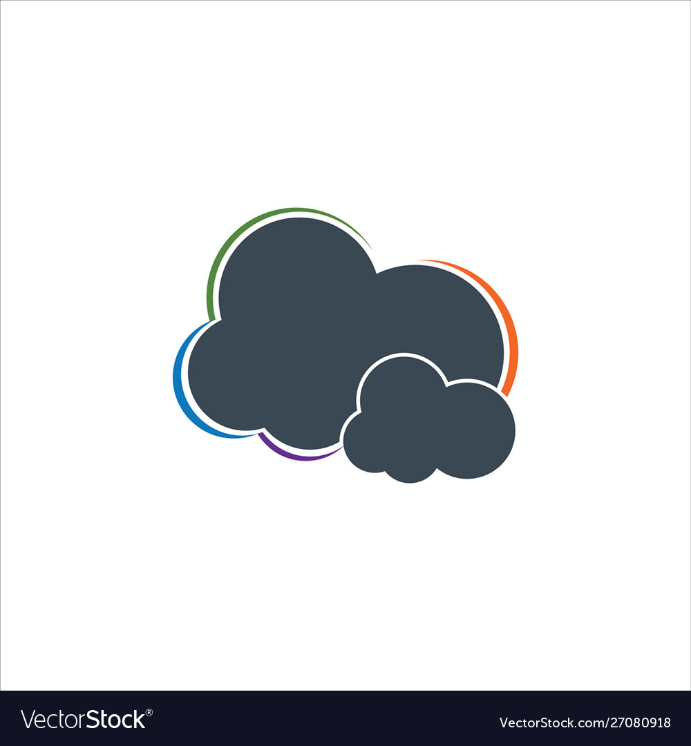 Cloud logo template Royalty Free Vector Image - VectorStock Cloud logo template Royalty Free Vector Image - VectorStock