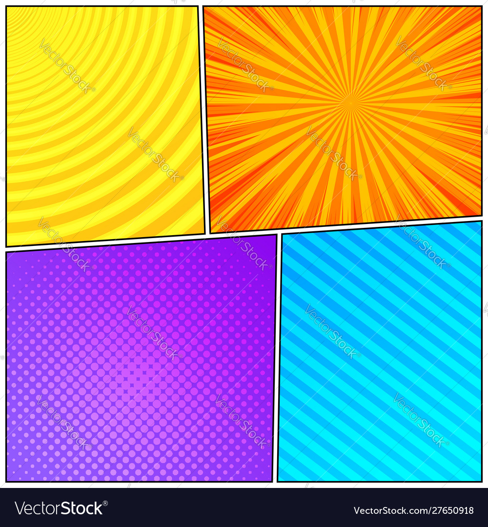 Comic light concept Royalty Free Vector Image - VectorStock
