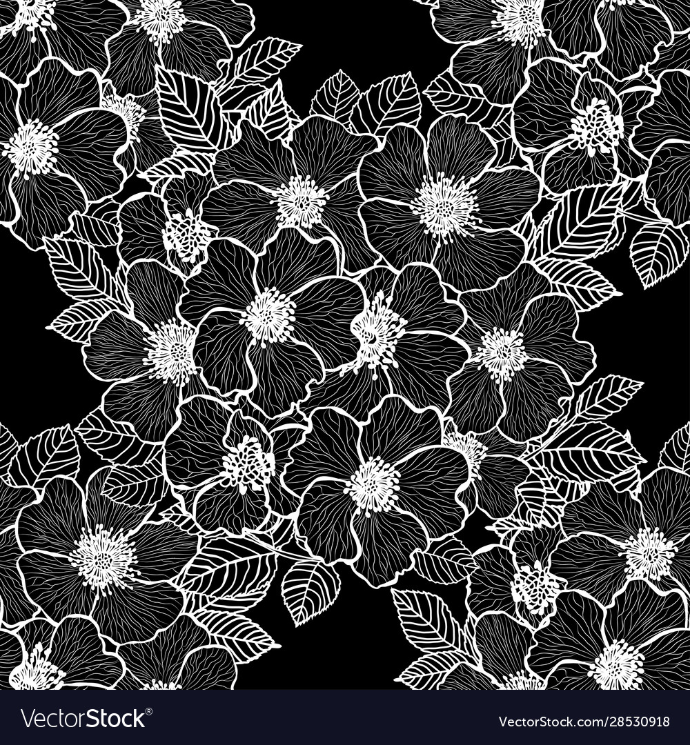 Floral seamless pattern Royalty Free Vector Image
