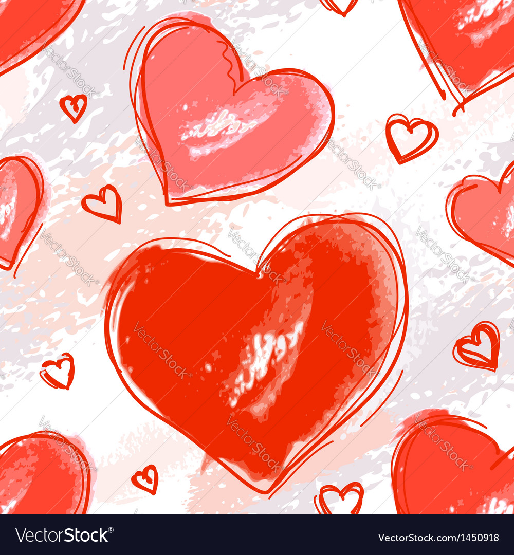 Pattern love Royalty Free Vector Image - VectorStock