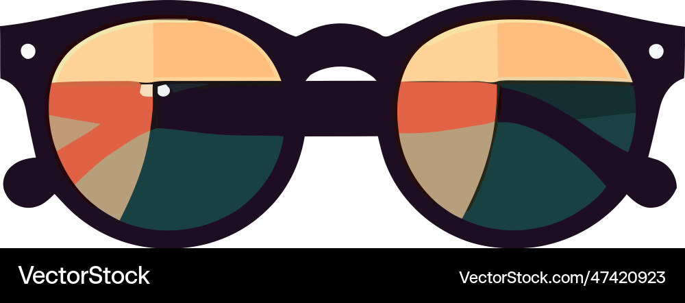 Fashionable eyeglasses modern design Royalty Free Vector