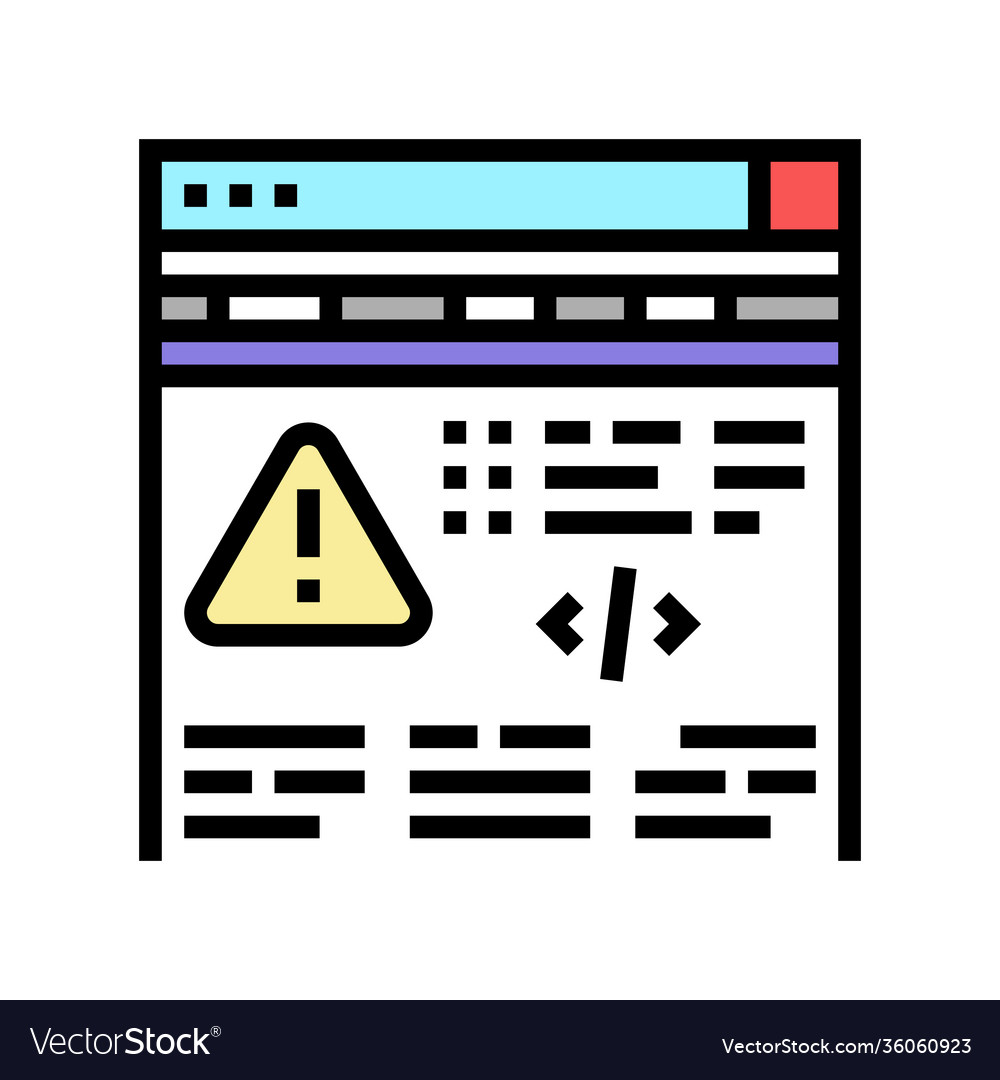 Fixing program errors color icon Royalty Free Vector Image Fixing program errors color icon Royalty Free Vector Image
