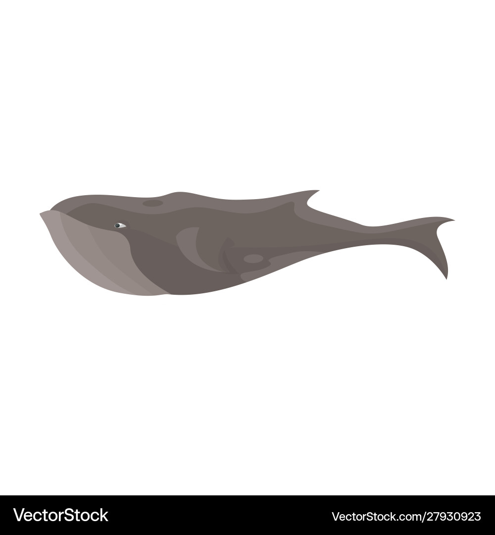 Whale sperm iconcartoon icon Royalty Free Vector Image