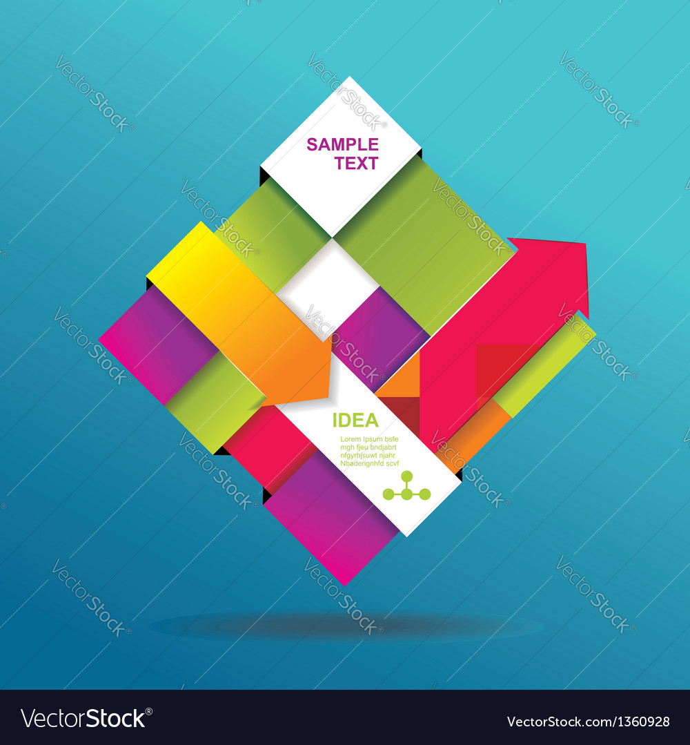 3d abstract background Royalty Free Vector Image