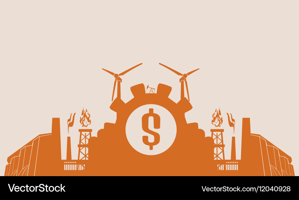 Energy and power icons set header banner Vector Image