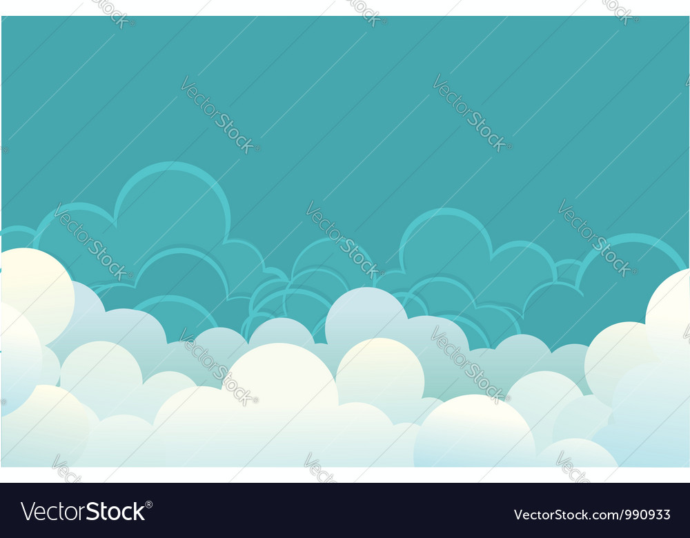 Clouds image for design Royalty Free Vector Image