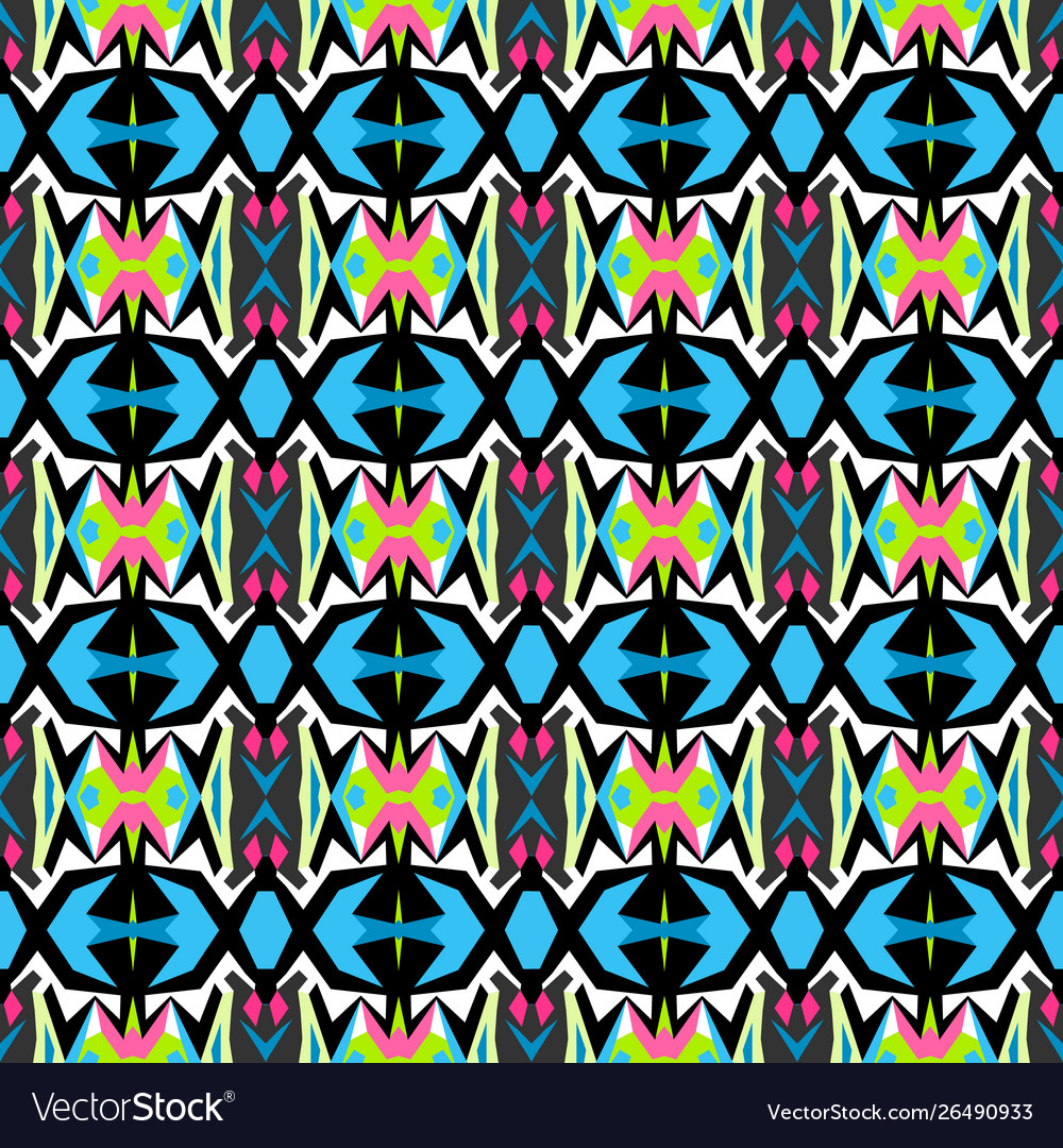 Colored abstract seamless pattern Royalty Free Vector Image