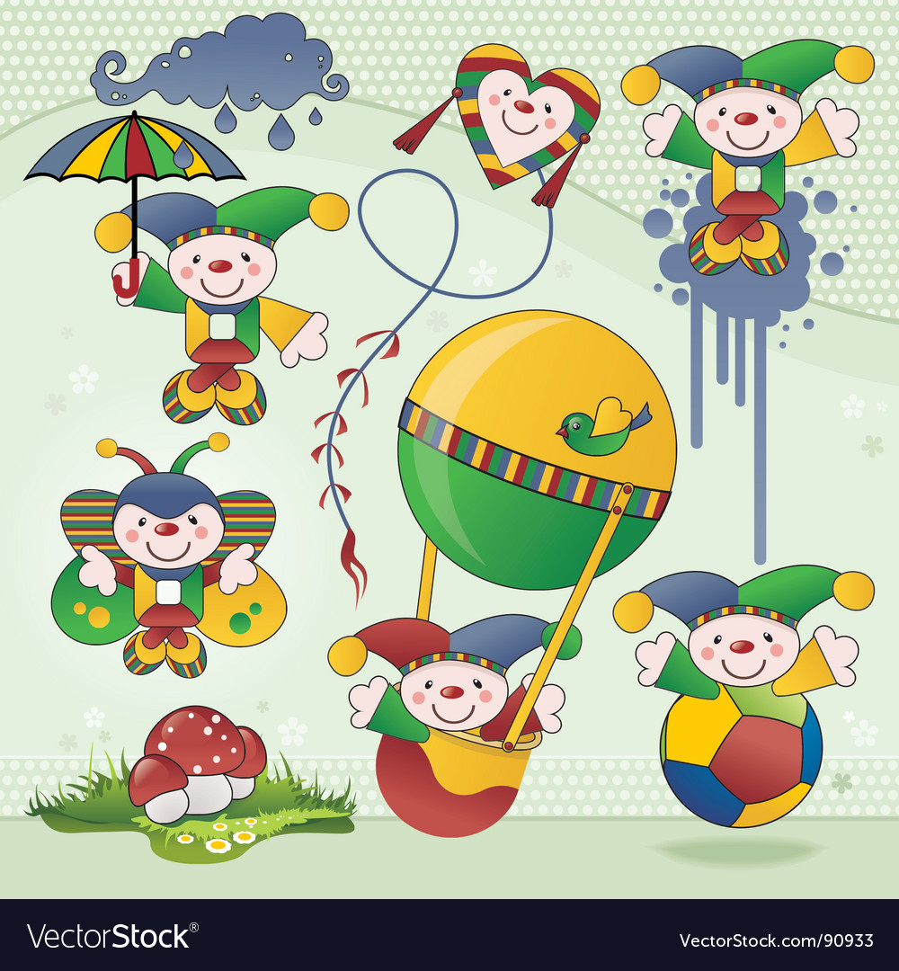 Funny characters Royalty Free Vector Image - VectorStock