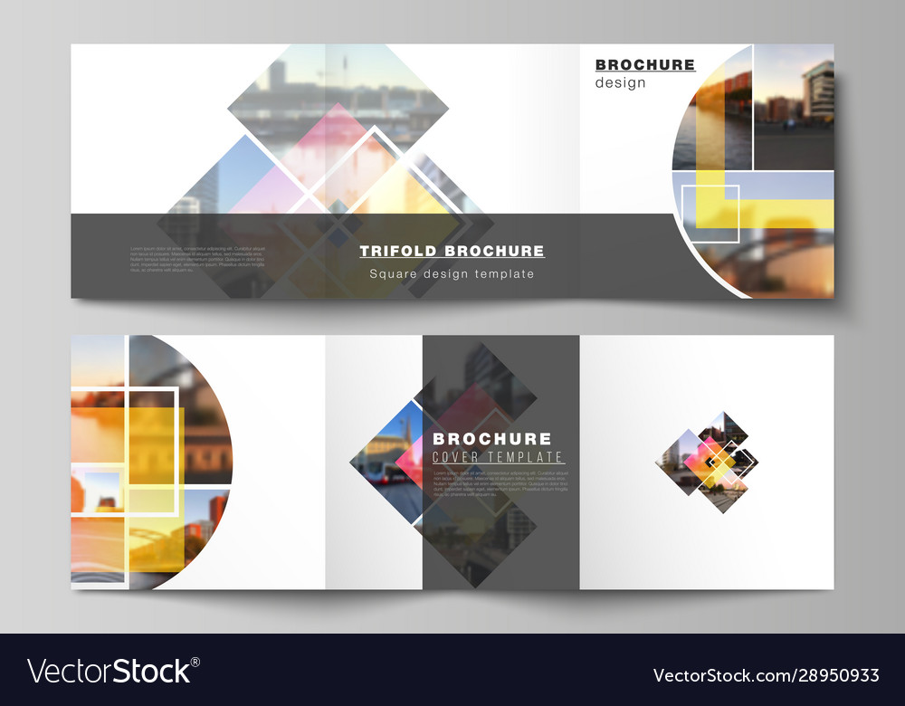 Minimal editable layout square Royalty Free Vector Image