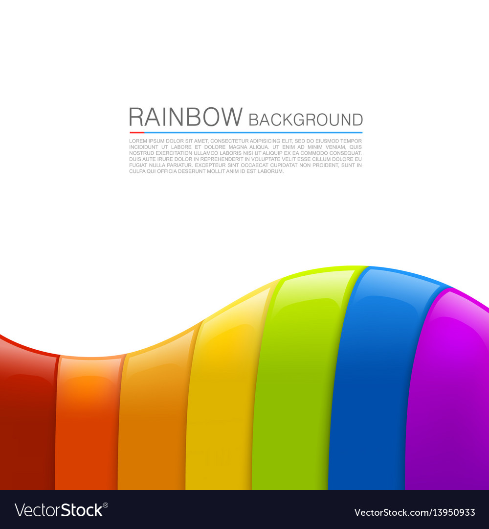 Rainbow background Royalty Free Vector Image - VectorStock