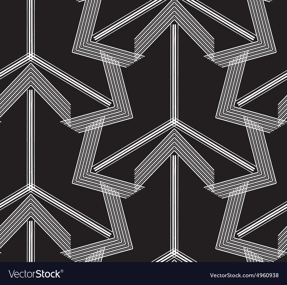 Seamless geo pattern Royalty Free Vector Image