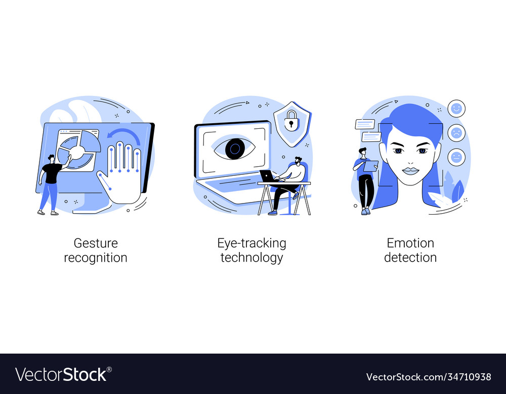Sensor technology abstract concept Royalty Free Vector Image