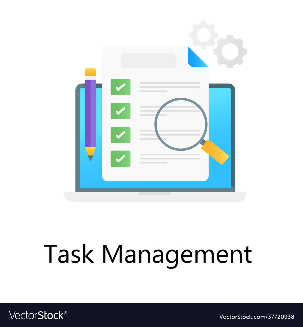Task management Royalty Free Vector Image - VectorStock