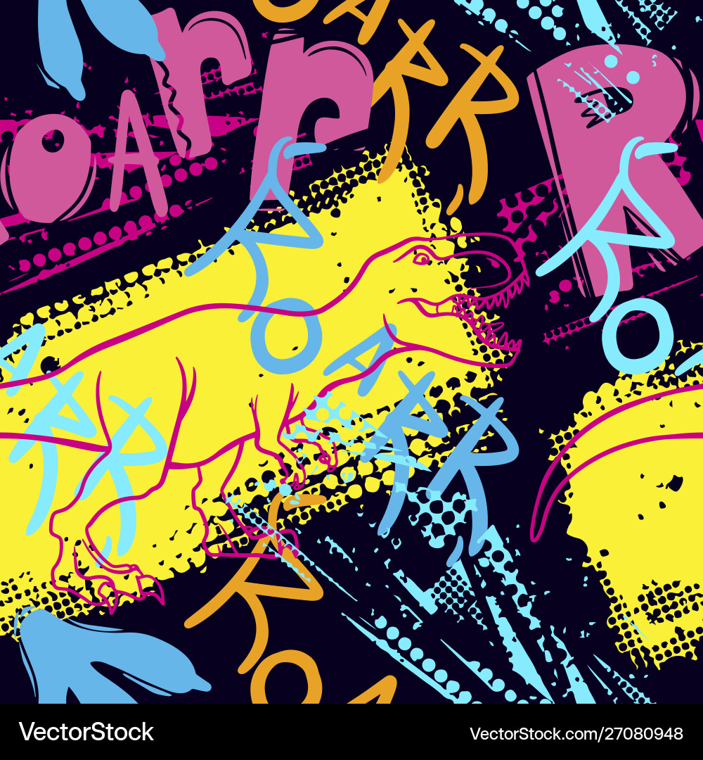 Abstract seamless pattern for girls boys Vector Image