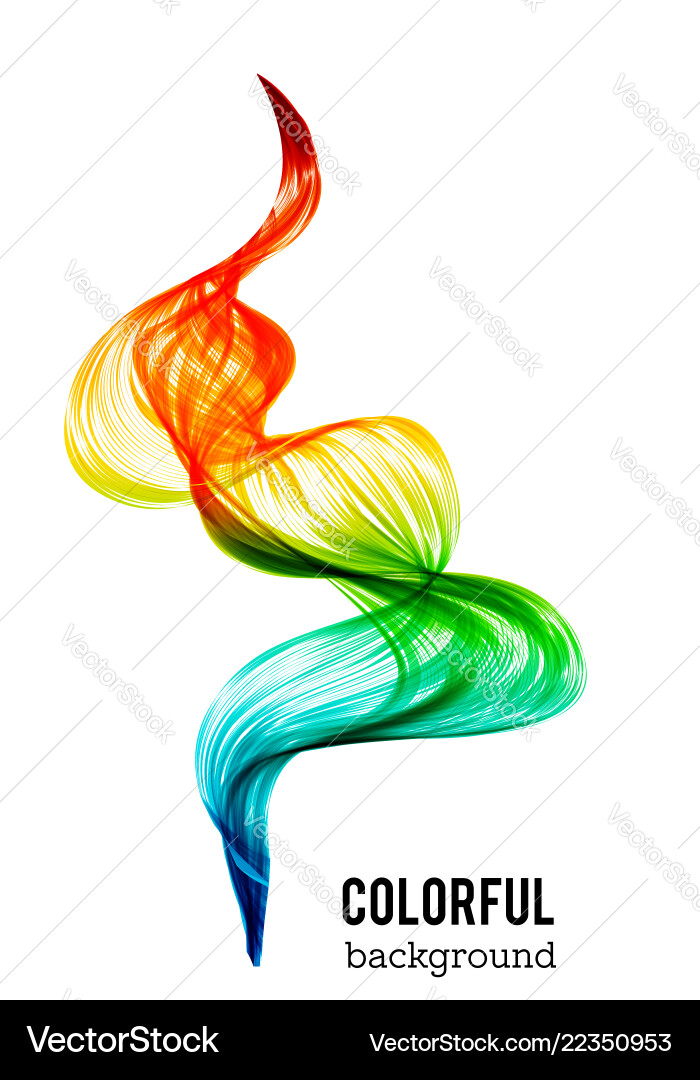 Abstract red wave background set of wavy lines Vector Image