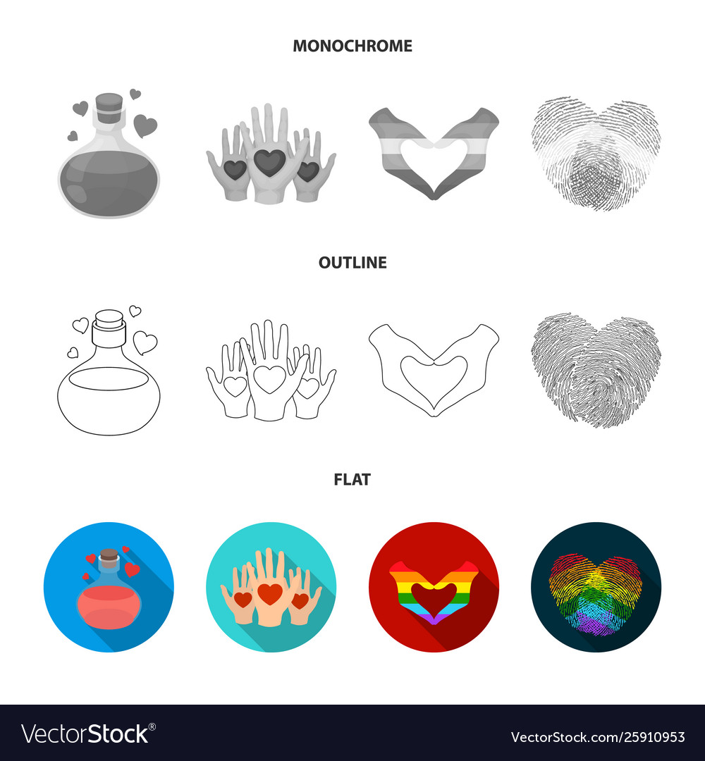 Isolated Object Abstract And Shape Logo Set Vector Image
