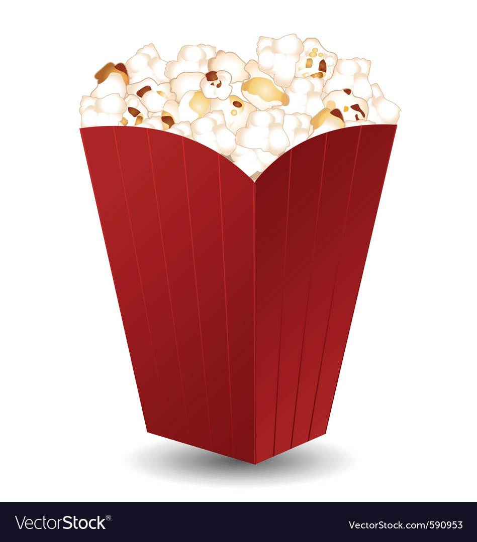 Popcorn Royalty Free Vector Image - VectorStock