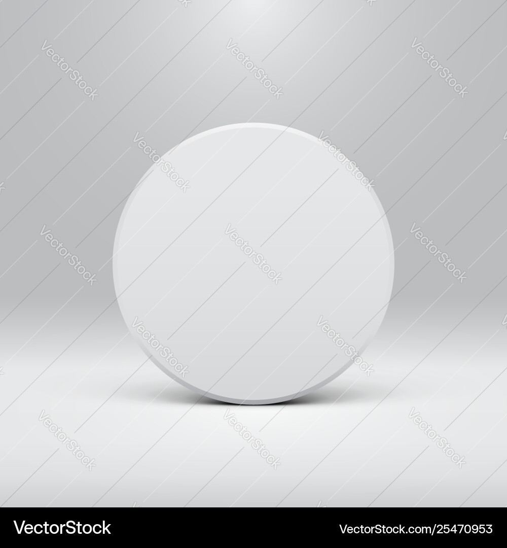 White template for websites or products realistic Vector Image